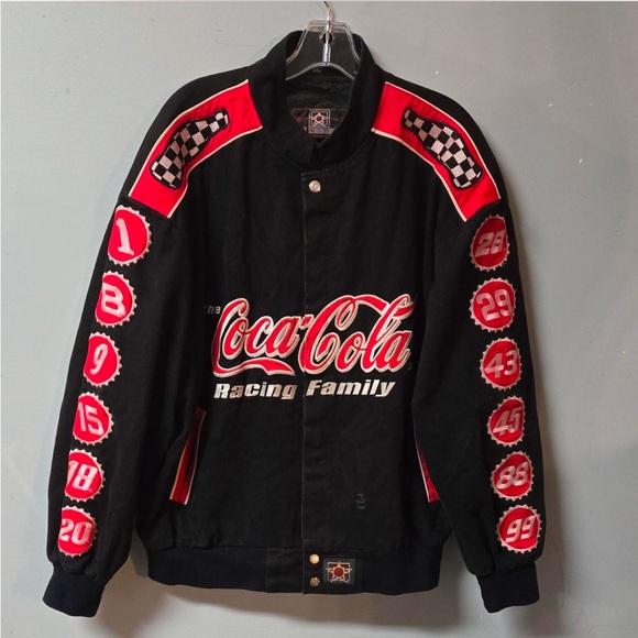 Coca Cola | Jackets & Coats | Vintage Cocacola Nascar Racing Jacket ...